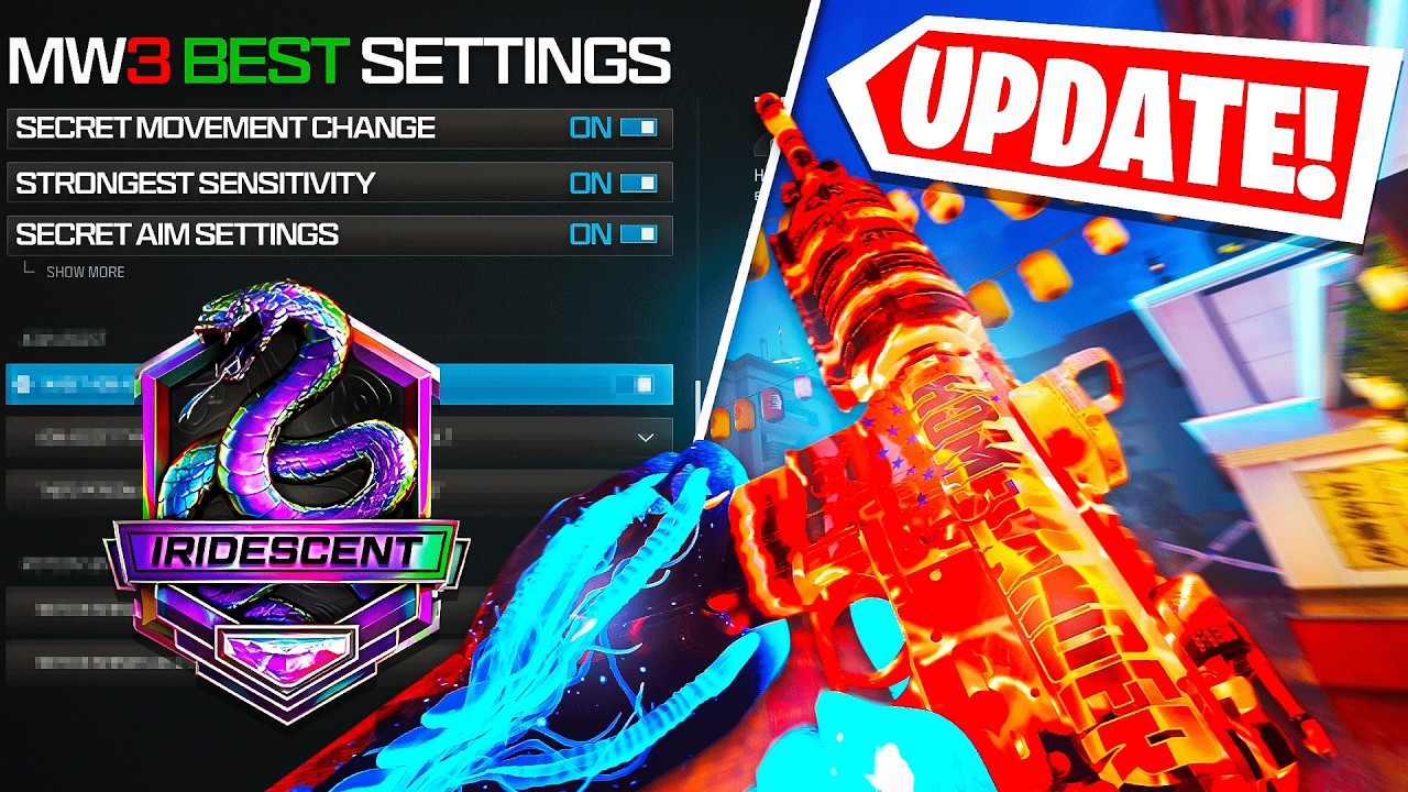 Transform Your Aim Settings After Update in MW3 Season 4 Reloaded 🎮 ...