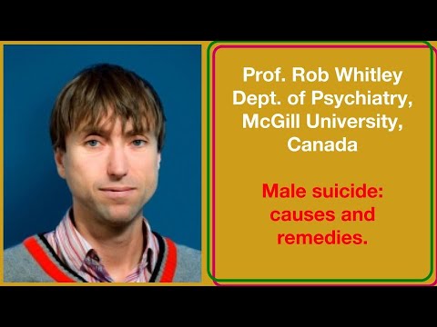 Prof. Rob Whitley: Evidence to the APPG on Male Suicide. - YouTube