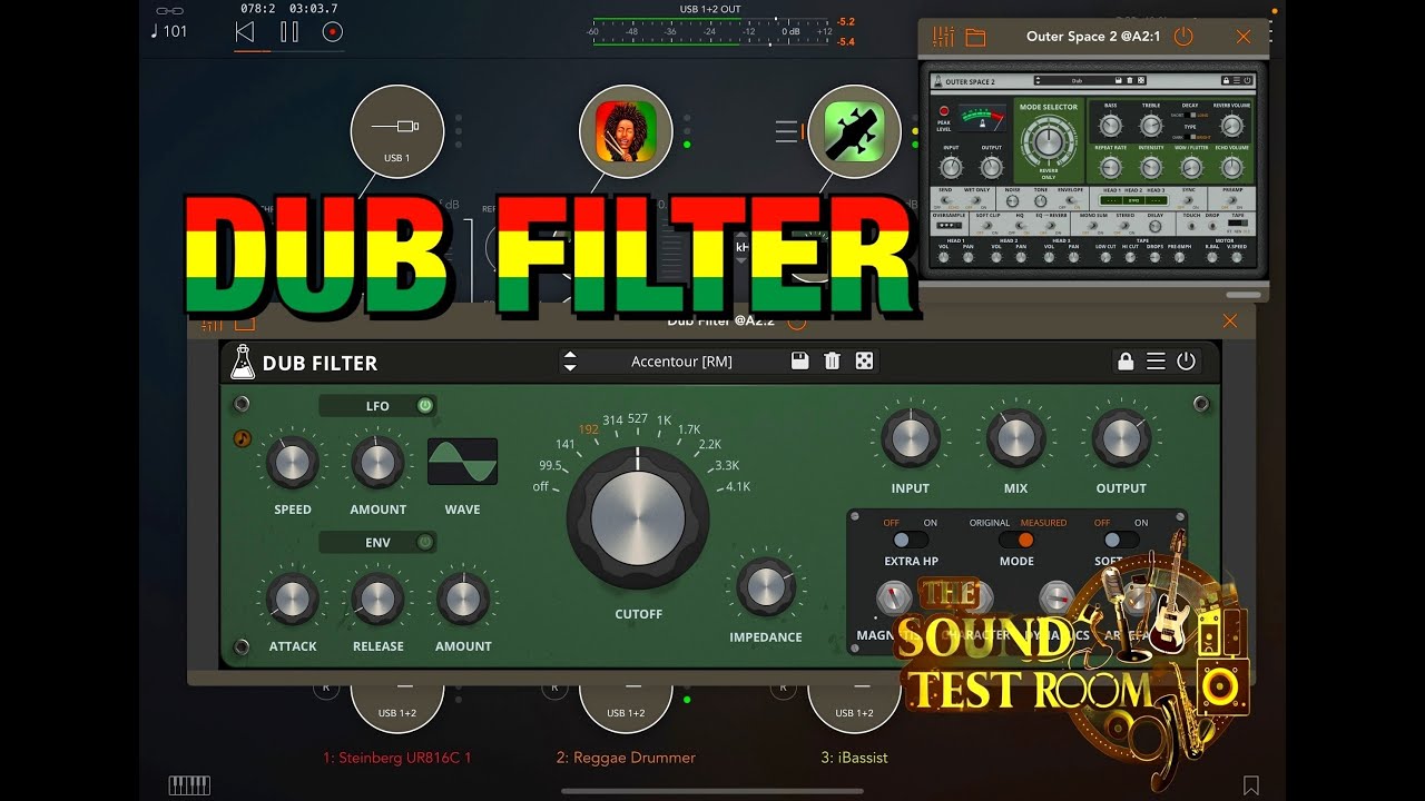 Dub Filter by AudioThing - Tutorial & Demo - Classic Vintage High Pass Filter - iPad Tutorial ...