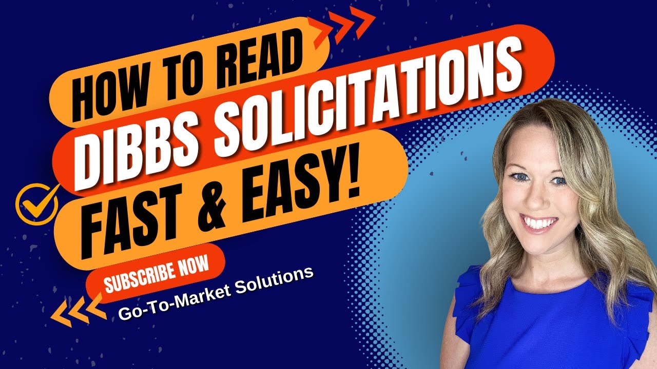 How to Read a DIBBS Solicitation - YouTube