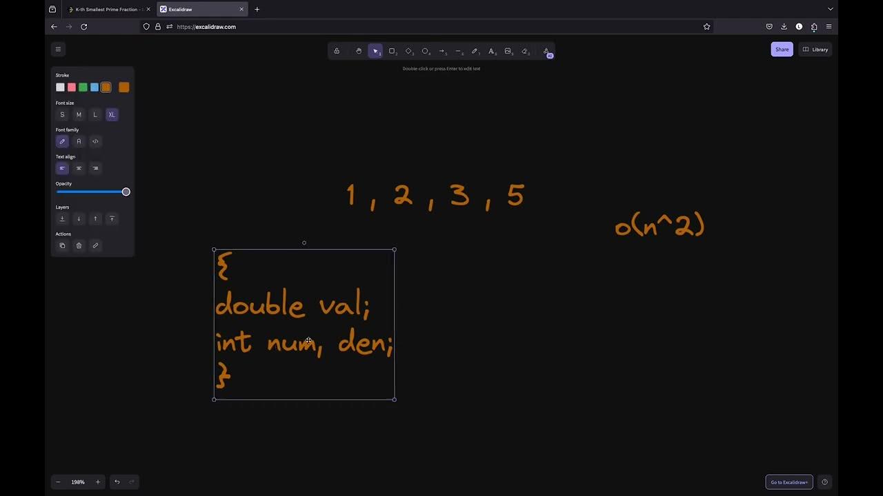 LeetCode 786 | K-th Smallest Prime Fraction | Brute-Force Approach - YouTube