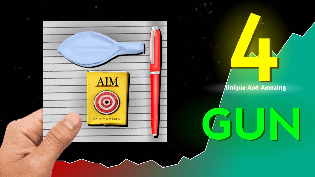 How to make Paper Pocket MINI Gun | Paper gun | Paper craft | Origami ...