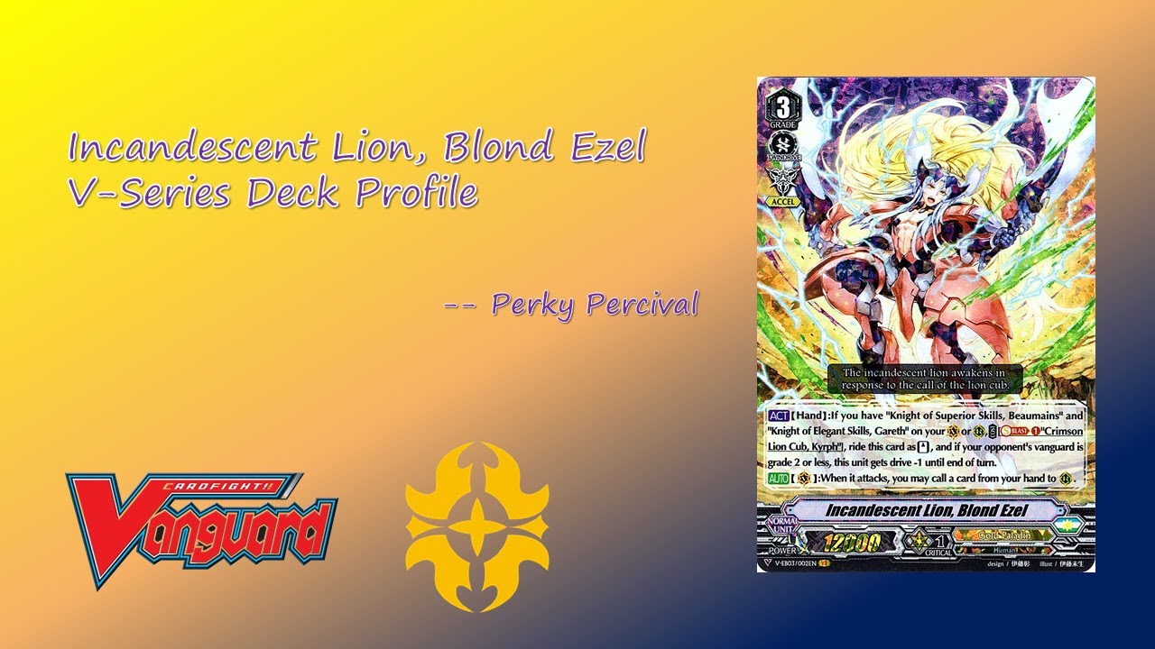 Incandescant Lion, Blond Ezel V-Series Deck Profile | October 2021 ...