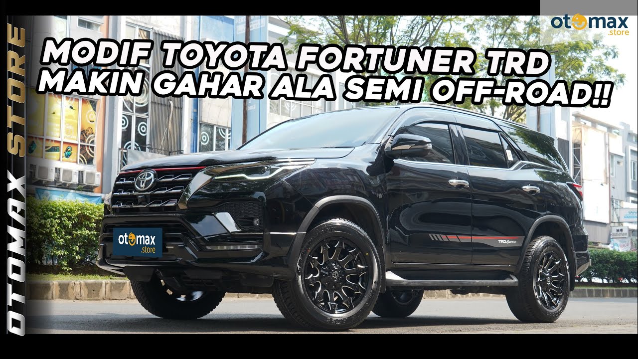 Modifikasi Toyota Fortuner TRD Sportivo, Makin Gahar Pakai Velg Fuel ...