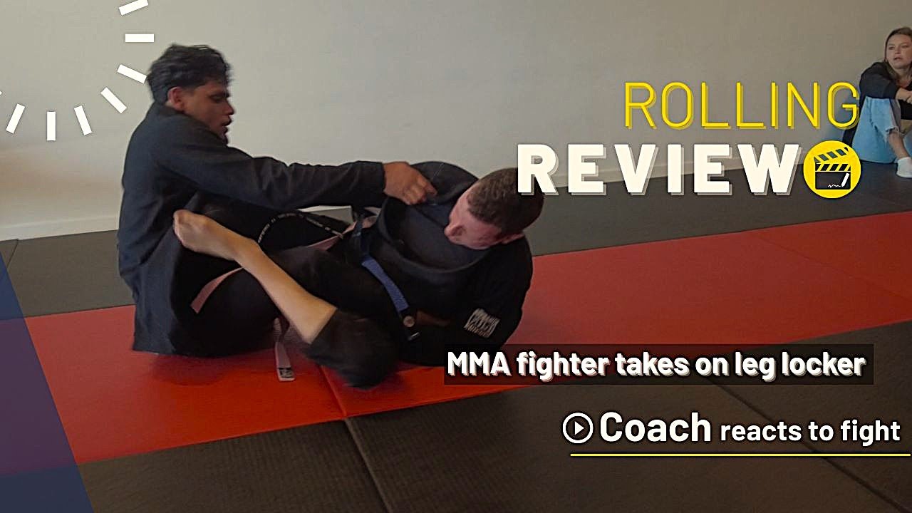 MMA fighter takes on Leg Lock expert - Rolling Review - YouTube
