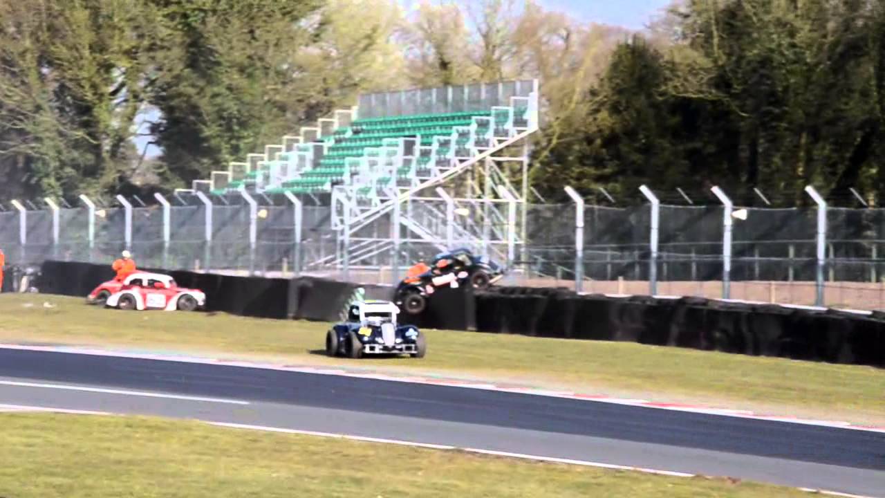 Legends @ Oulton park Crash April 6 2013 - YouTube