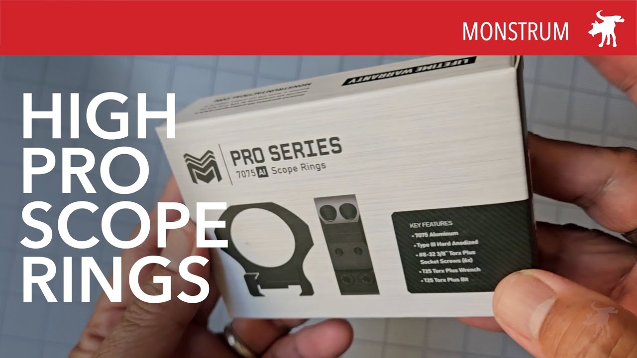 Pro Series (High) scope rings unboxing - YouTube