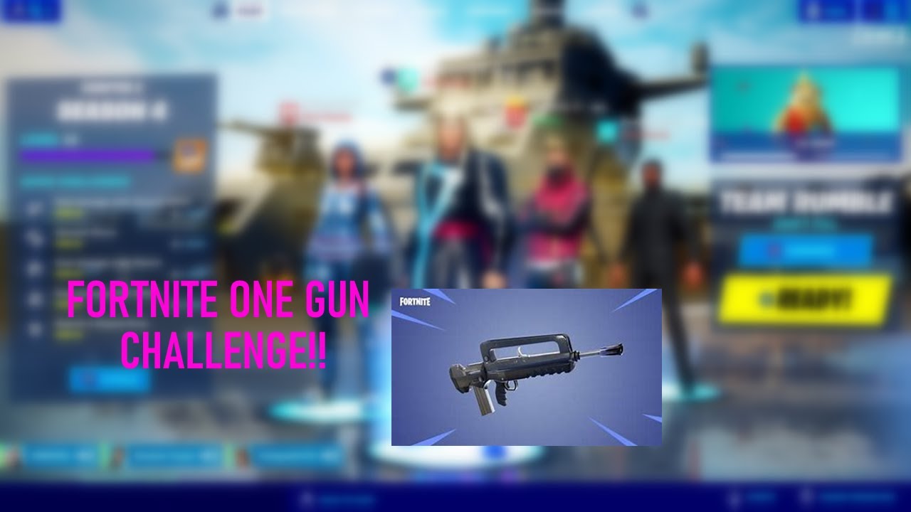 ONE GUN CHALLENGE!? - YouTube