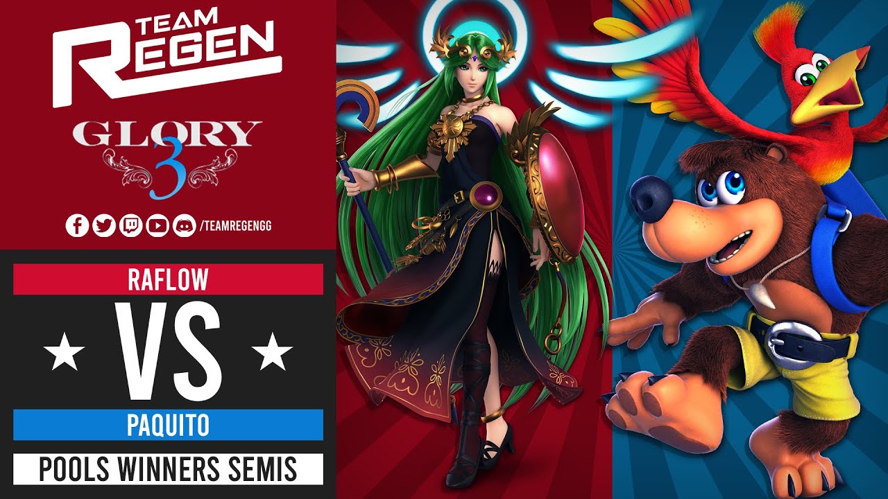 Glory 3 (Eng Comms): Pools Winners Semis - BMS| Raflow (Kazuya, Palutena) Vs Paquito (Banjo ...