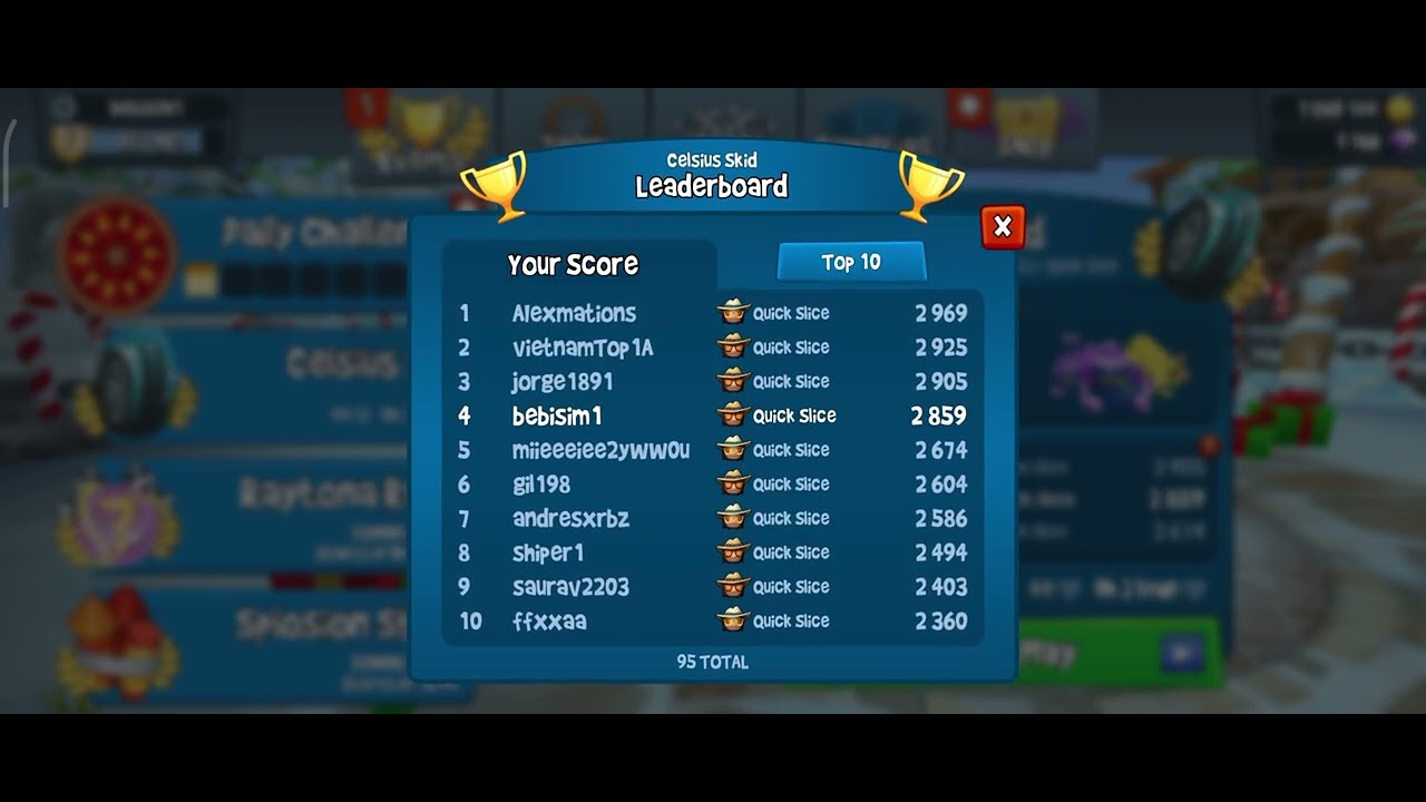 Celsius skid event my rank 4 score 2859 #bbracing2 #shorts - YouTube