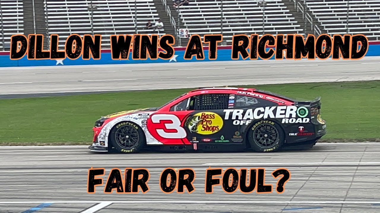 Fair or Foul? Analysis of Austin Dillon's Controversial Richmond Win ...