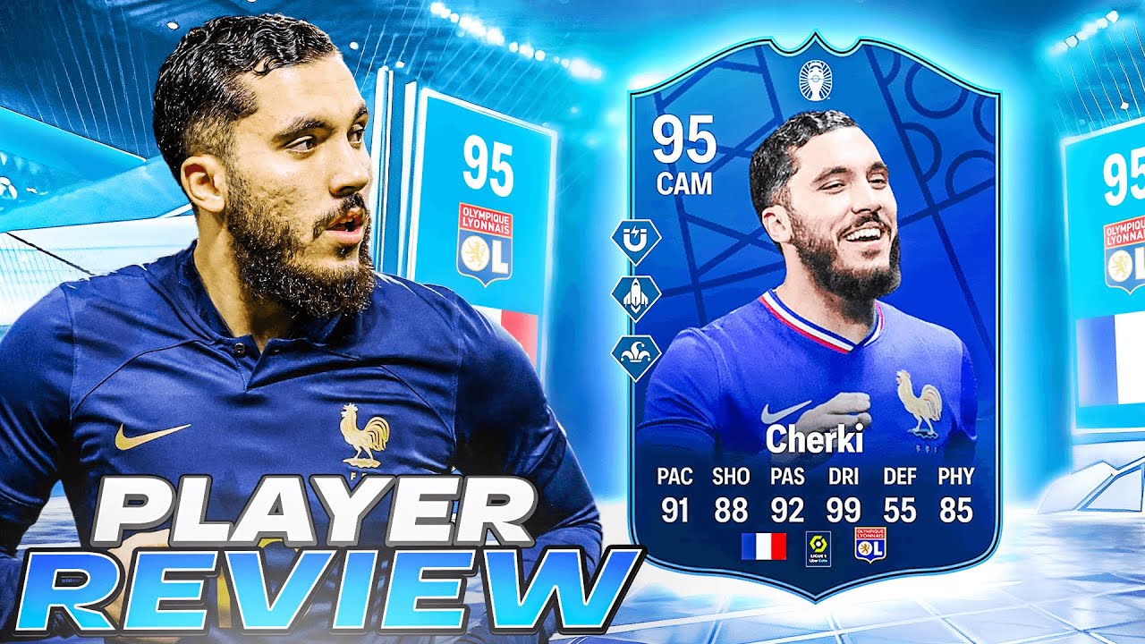 👀95 EURO ACADEMY MIDFIELDER EVOLUTION CHERKI PLAYER REVIEW - EA FC 24 ...