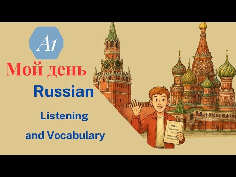 🎥 Learn Russian Through Story – “Мой день. Алекс.” (A1 Level)