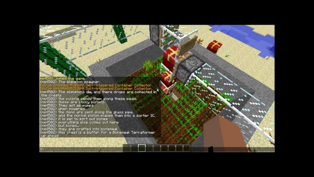 Minecraft Working Pipes CraftBook - No Client Mods Required! - YouTube