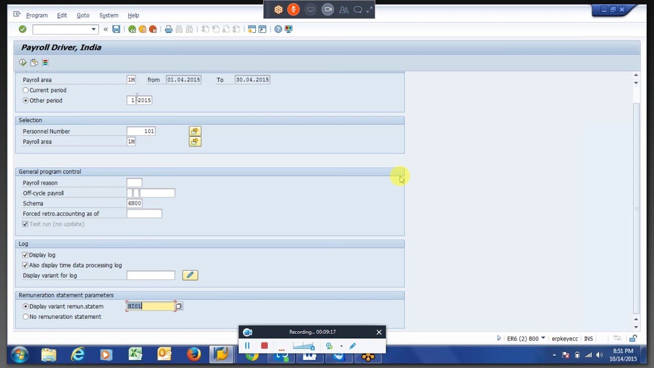 SAP HCM PCR and Schema Payroll PCR 27 - YouTube