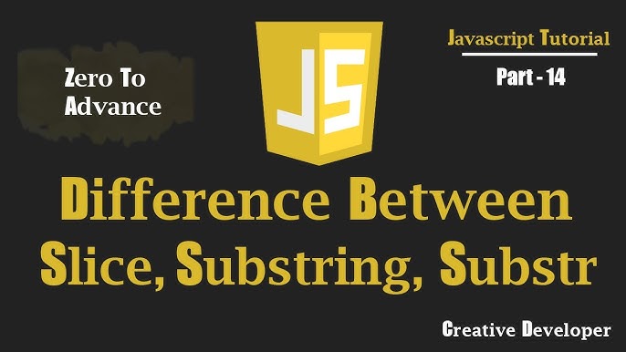 Javascriptsubstring Substr And Slice Sachinohri Javascriptsubstring Substr And Slice Sachinohri