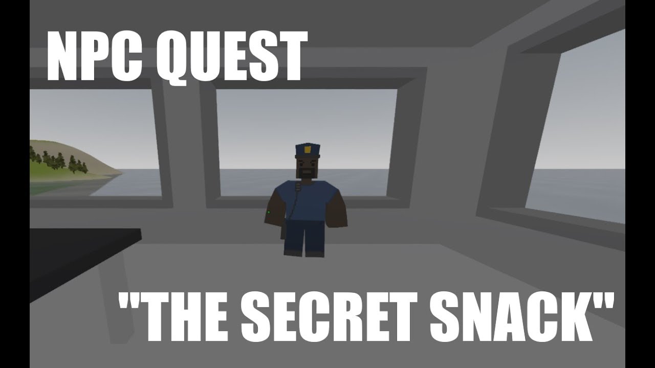Unturned NPC quests: "The Secret Snack" - YouTube