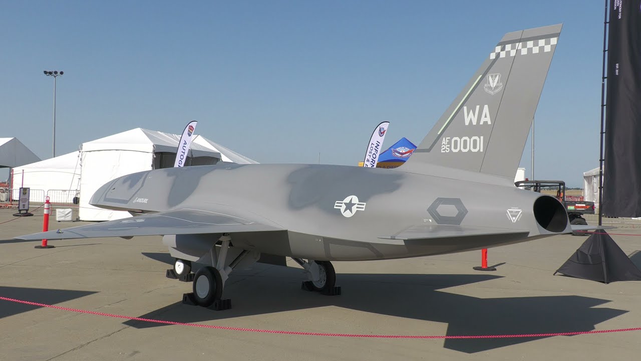 Beale AFB Static Displays. YFQ-44, YFQ-42, U-2, F-35, F-18, and more ...