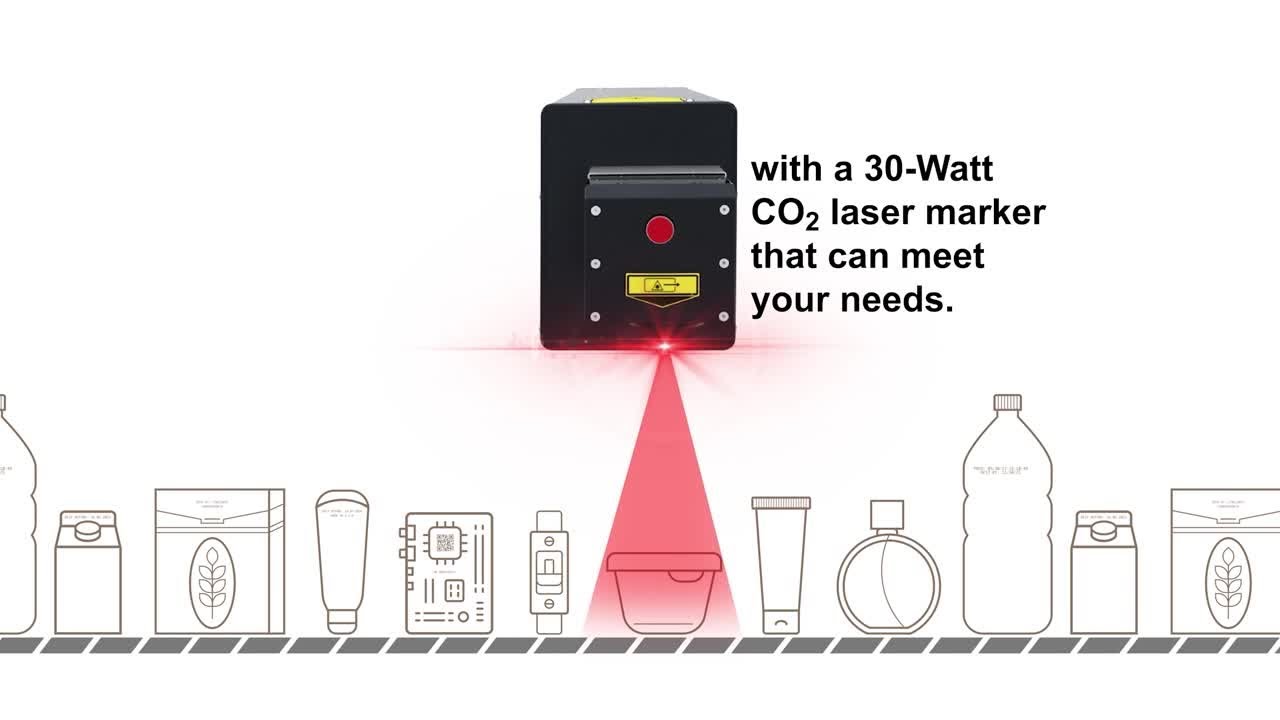 Videojet 3350 CO2 laser marking system - YouTube