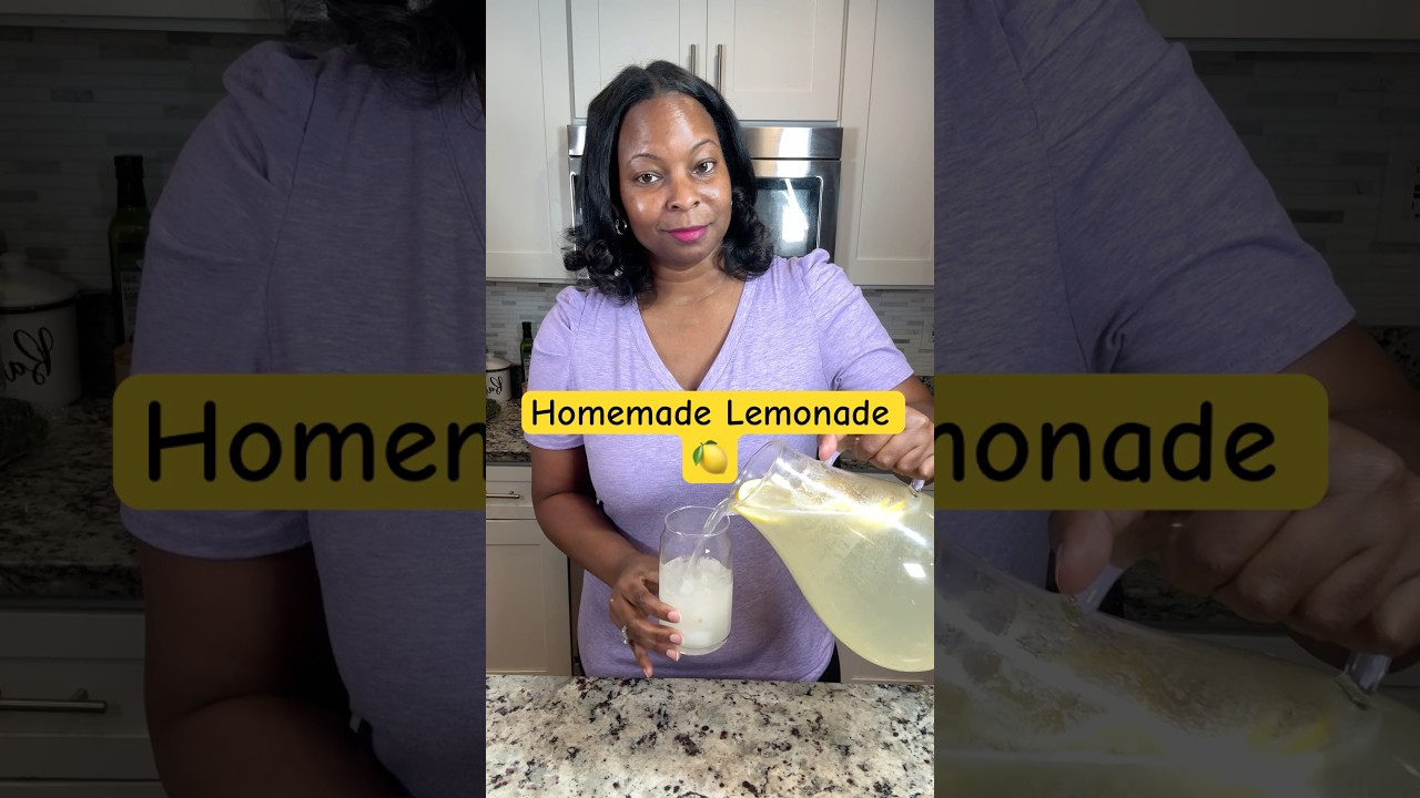 Homemade Southern Style Lemonade #recipe - YouTube