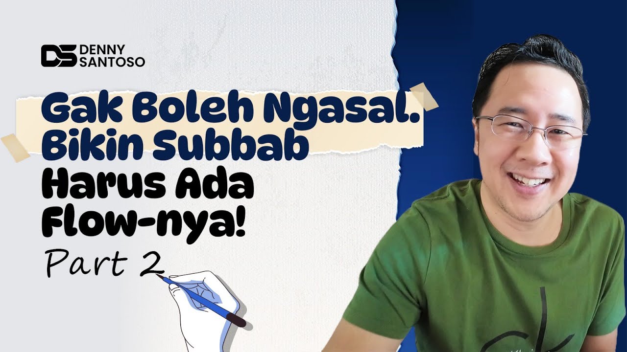 Bikin Subbab dan Materi Buku Harus Ada Flow-nya! - Tips Menulis Buku ...