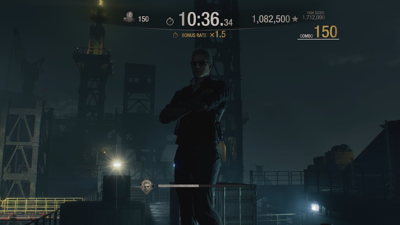 Resident Evil 4 150 Combo S++ Albert Wesker Docks The Mercenaries - YouTube