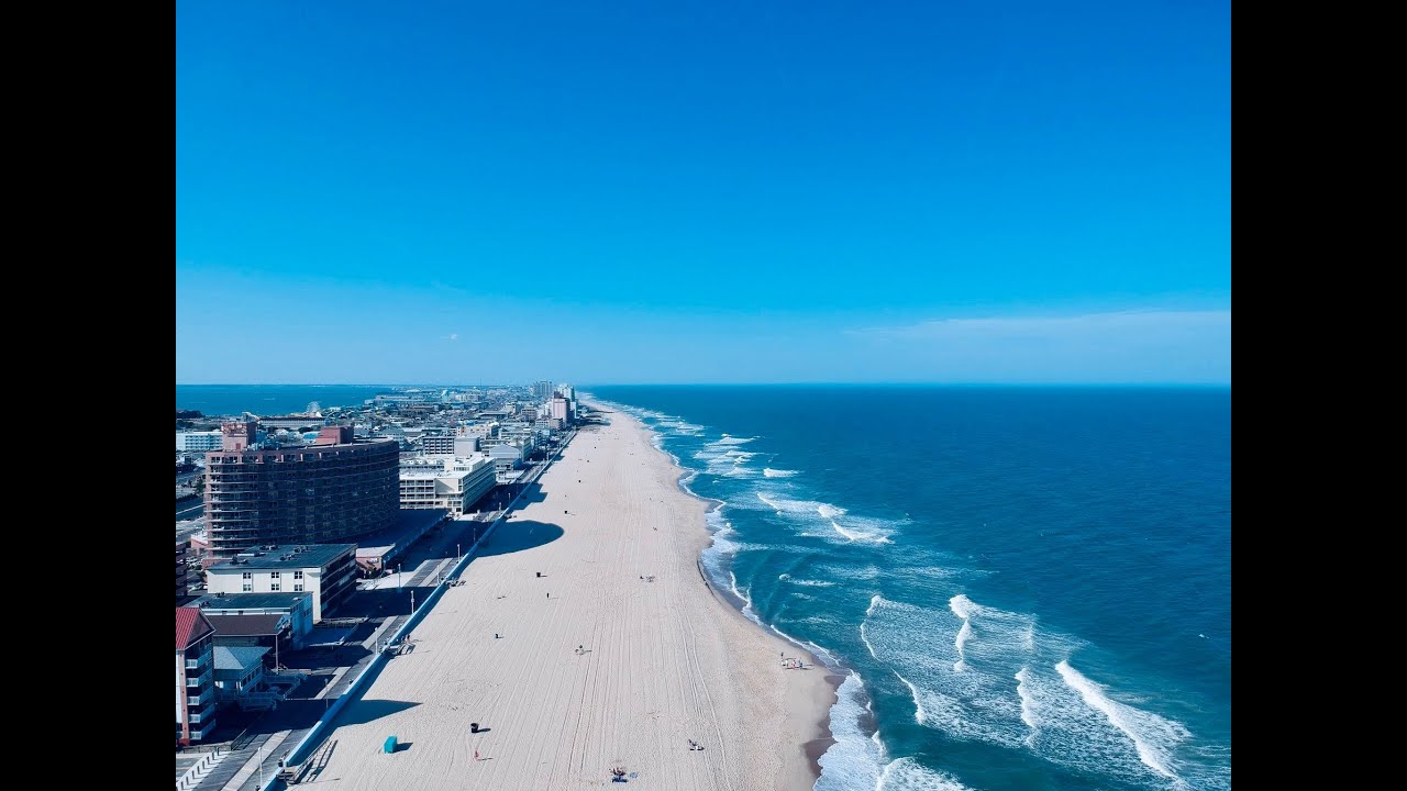Beautiful Ocean City || Bird's eye view || Sea Wave and Beach - YouTube
