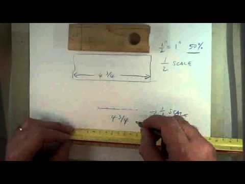 How to use an architect's scale. - YouTube