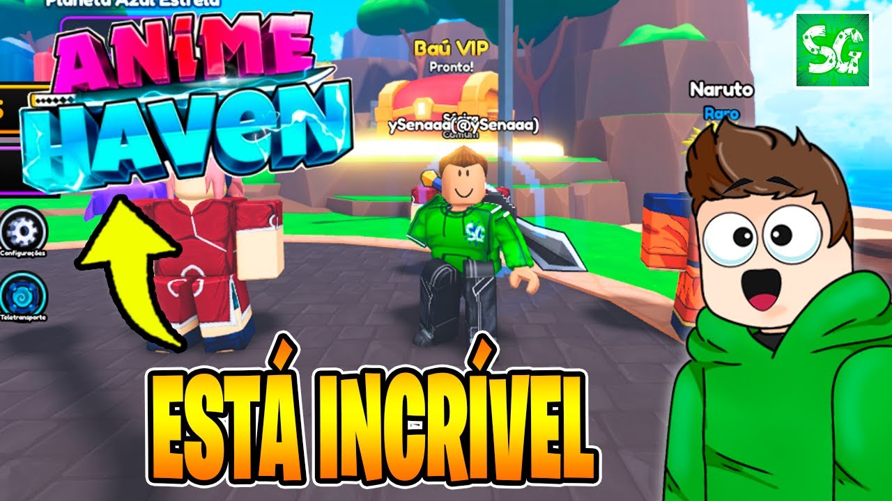 TODOS OS CÓDIGOS! JOGUEI ANIME HAVEN SIMULATOR E ME SURPREENDI COM A ...