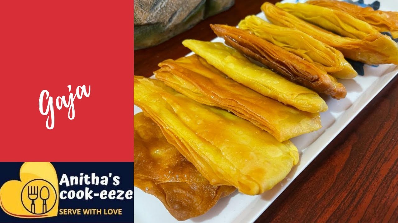 HOW TO MAKE GAJA RECIPE IN TAMIL | GAJA IN TAMIL | SWEET RECIPE IN ...