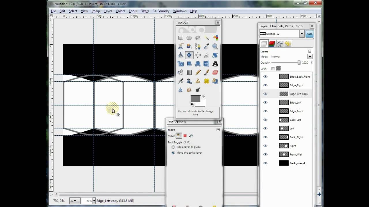 Create brilliant light maps in Gimp - YouTube
