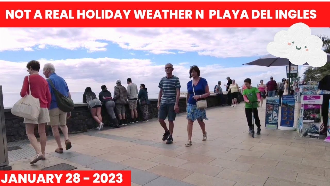 Gran Canaria 🌴NOT A REAL HOLIDAY WEATHER IN PLAYA DEL INGLES - JANUARY ...