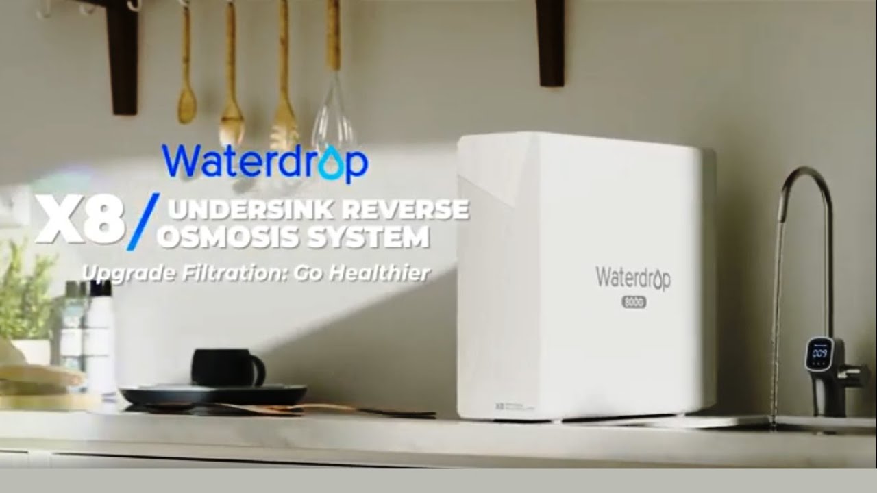 Waterdrop X8 Reverse Osmosis System: Premium 9-Stage Filtration with ...