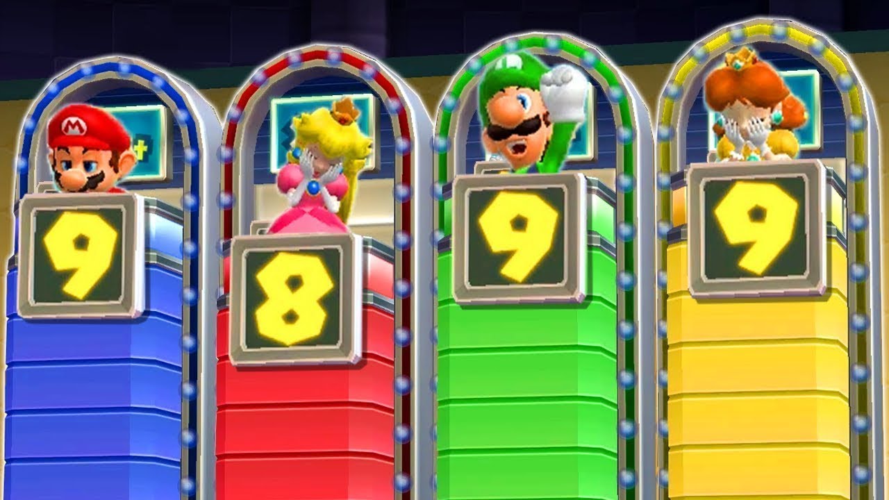 Mario Party 9 - All Hard Minigames (Master CPU) - YouTube