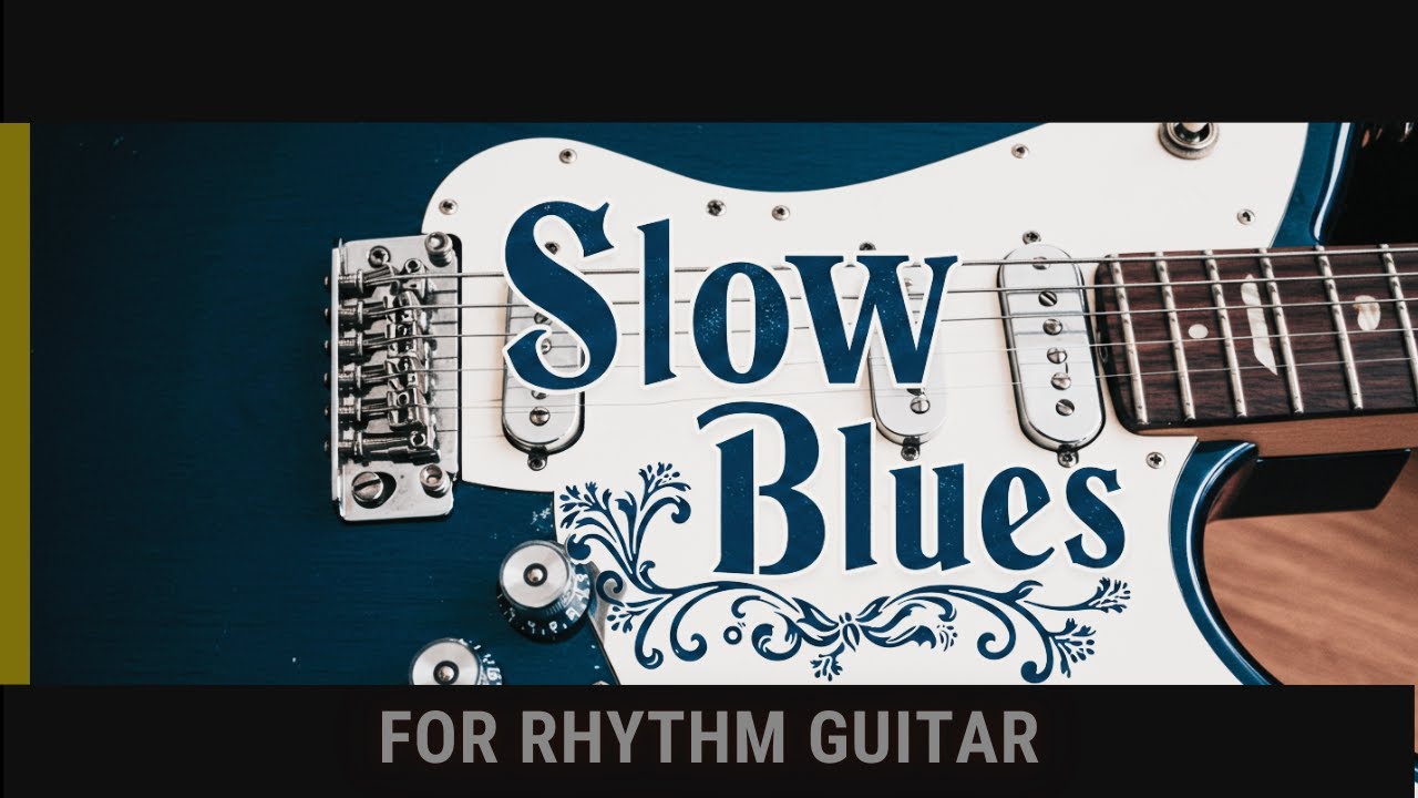 Slow Blues | A Minor | For Rhythm Guitar - Backing Track | 75bpm - YouTube