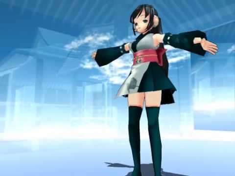 【UTAU】Nagone Mako - Bad Apple!!【MMD】 - YouTube