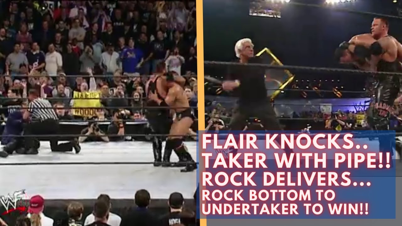 The Rock vs The Undertaker WWE No Way Out 2002 - YouTube