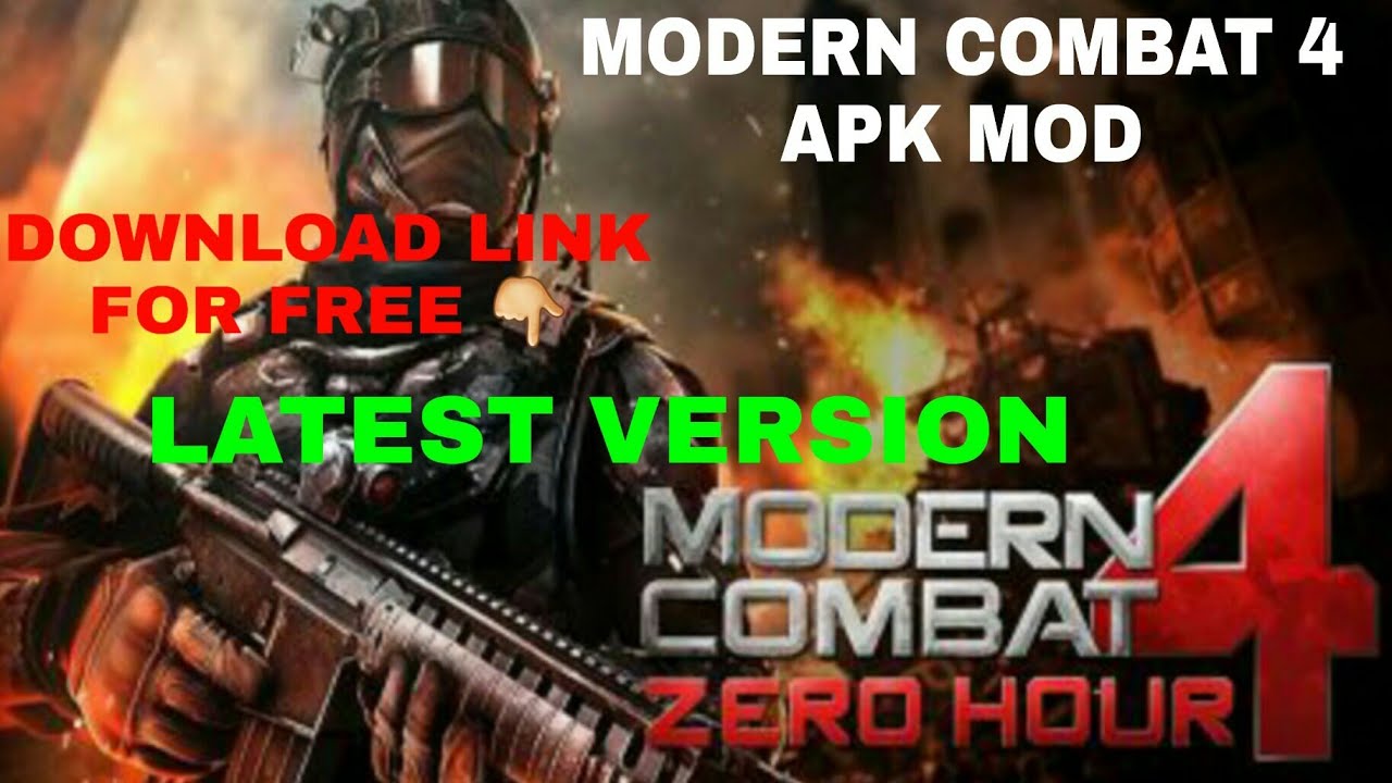 MODERN COMBAT 4 (ZERO HOUR) 1.2.2E APK MOD + DATA FOR ANDROID - YouTube