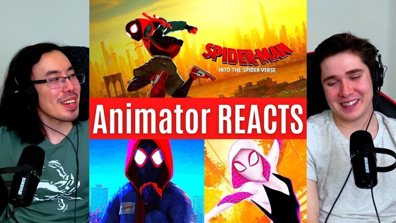 REACTING to *Spider-Man: Into the Spider-Verse* INCREDIBLE!! (Movie ...
