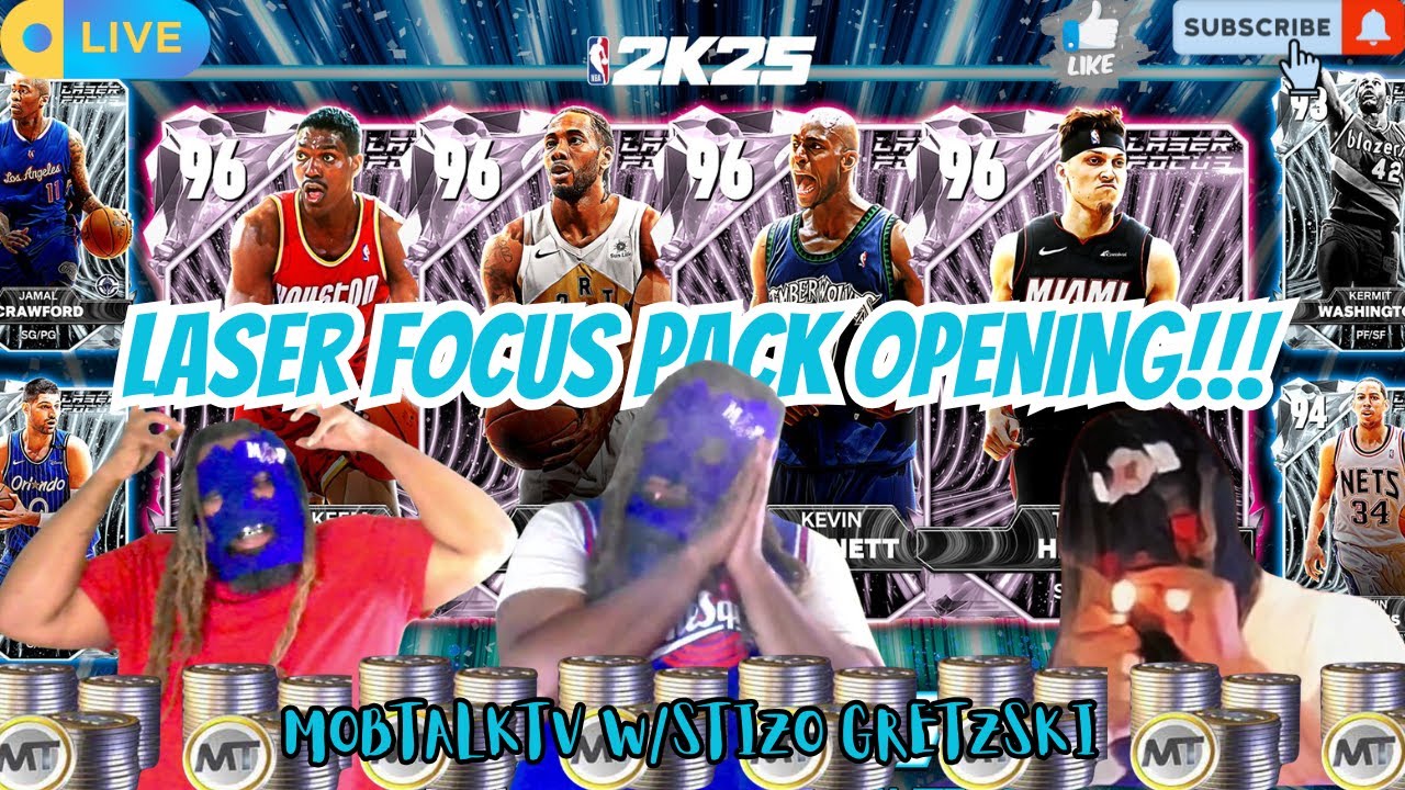 🔴LIVE! NEW PACK DROP! LASER FOCUS PACK OPENING! BALL IS LIFE! SHOWDOWN ...