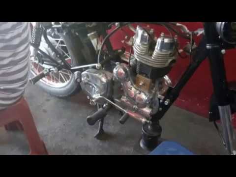 old bullet bike full restoration standard 4 speed ci engine - YouTube