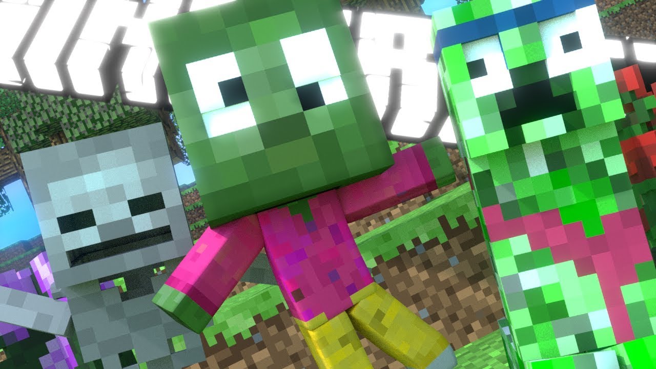 Evil Mini Zombies | Minecraft Survival Lets Play | Ep. 7 - YouTube