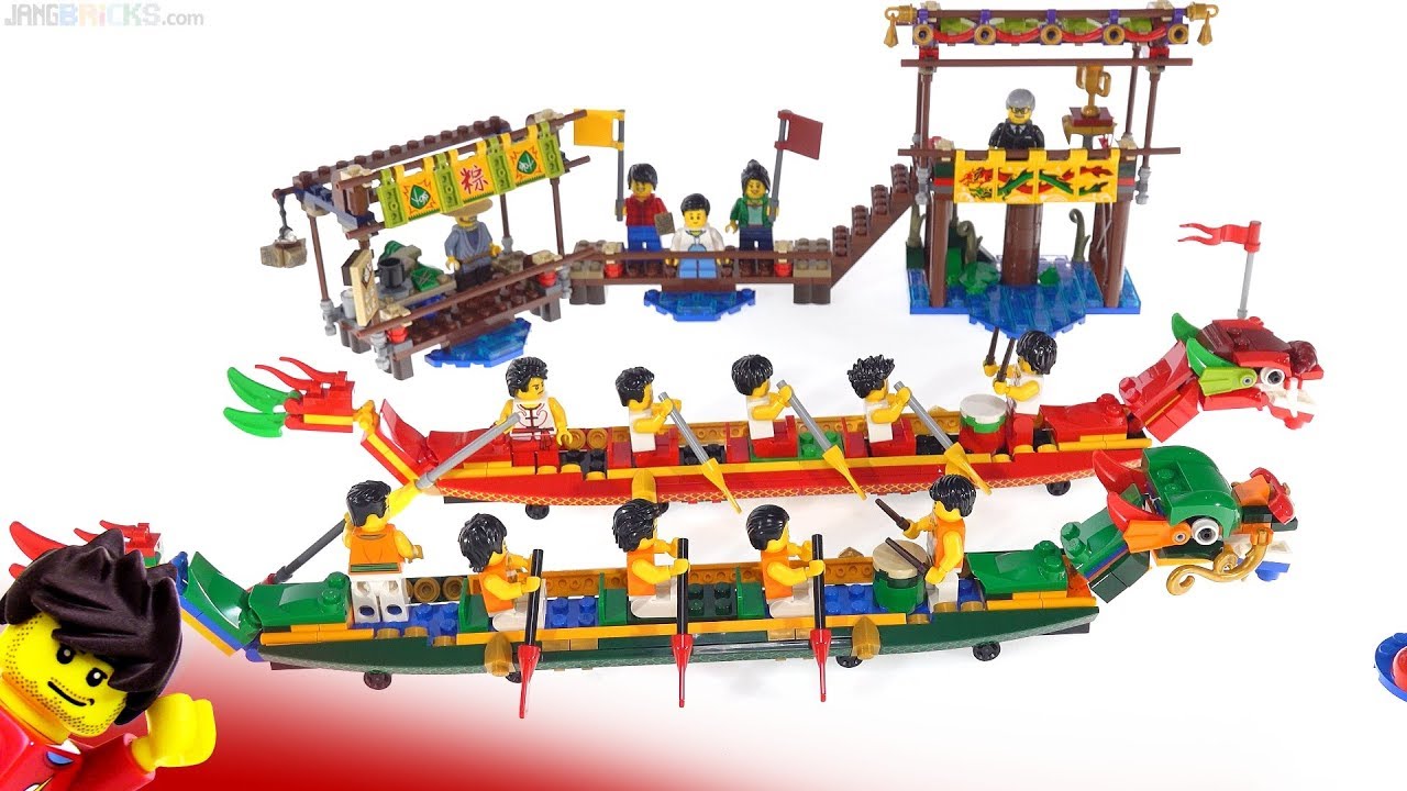 QUICK look: LEGO Dragon Boat Race 80103 - YouTube