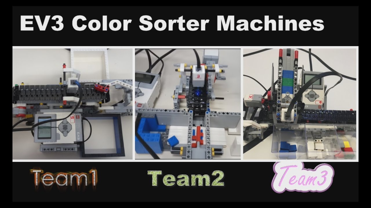 EV3 Color Sorting Machine - Erasmus+ 2019 - YouTube