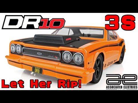 Associated DR10 Drag Race Car - 3S Run Time - YouTube