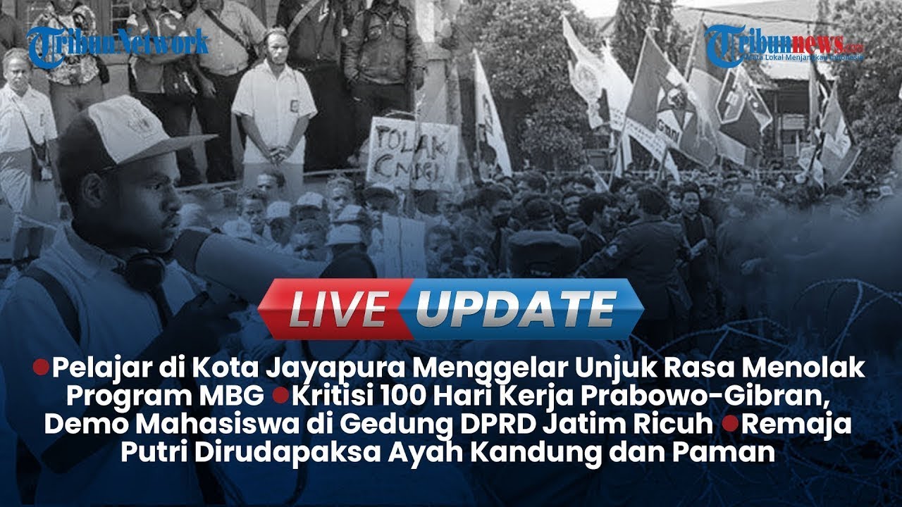 🔴LIVE UPDATE: Pelajar di Tanah Papua Tolak Program MBG, Demo Mahasiswa ...
