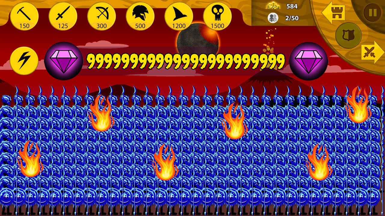 MOD POWER OF 9999 ICE ALL SKIN AGAINTS ALL THE ENEMY TOURNAMENT | STICK ...