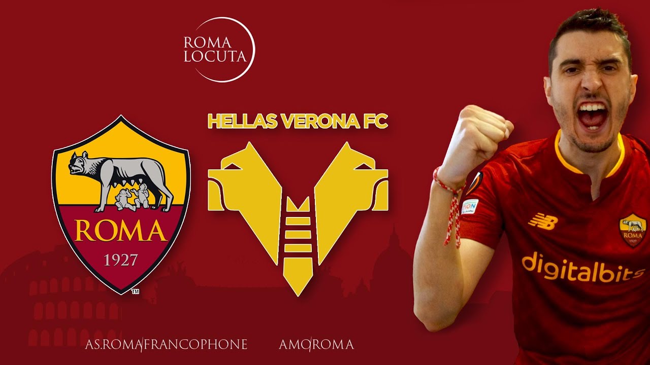 AS ROMA 1 - 0 HELLAS VERONA FC (LIVE MATCH 2 MT) / 23ÈME JOURNÉE DE ...