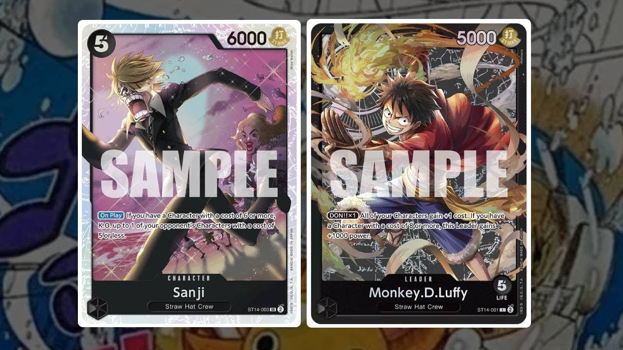 Black Luffy ST14 Deck Profile | One Piece TCG 500 Years In The Future ...