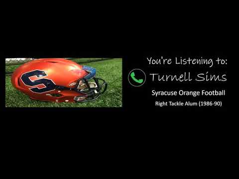 Dan Tortora with Turnell Sims, A Member of the #1 Ranked Syracuse O ...